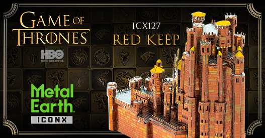 Metal Earth Game of Thrones House Red Keep | 3D Metal Model Kits