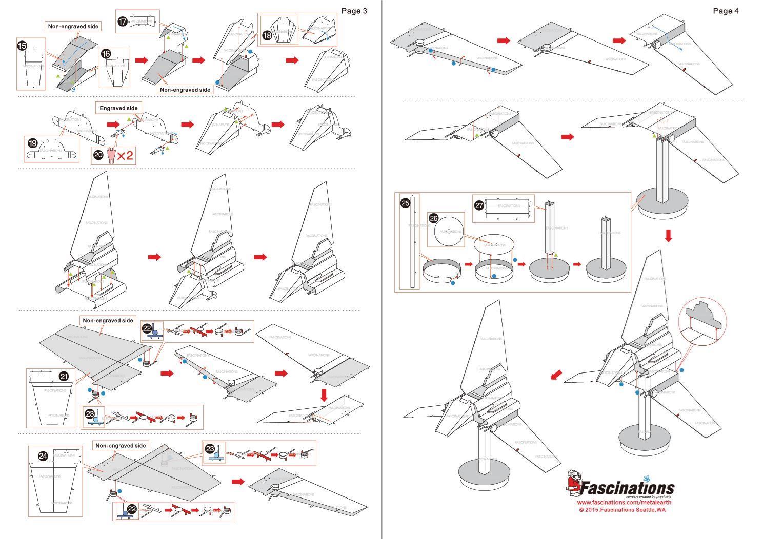 Metal Earth Star Wars - IMPERIAL SHUTTLE™ | 3D Metal Model Kits