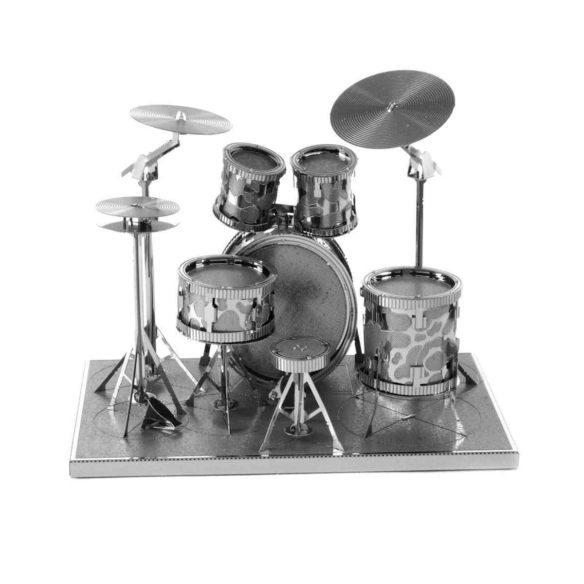 Drum Set Metal Earth | 3D Metal Model Kits