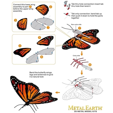 Starscream Color Transformers Metal Earth | 3D Metal Model Kits