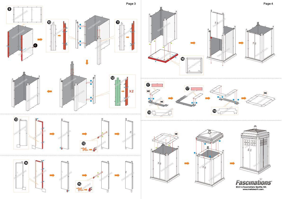 Metal Earth Doctor Who - Tardis | 3D Metal Model Kits