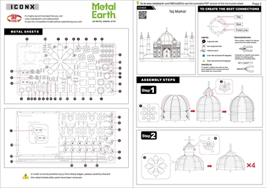 Taj Mahal Blueprint