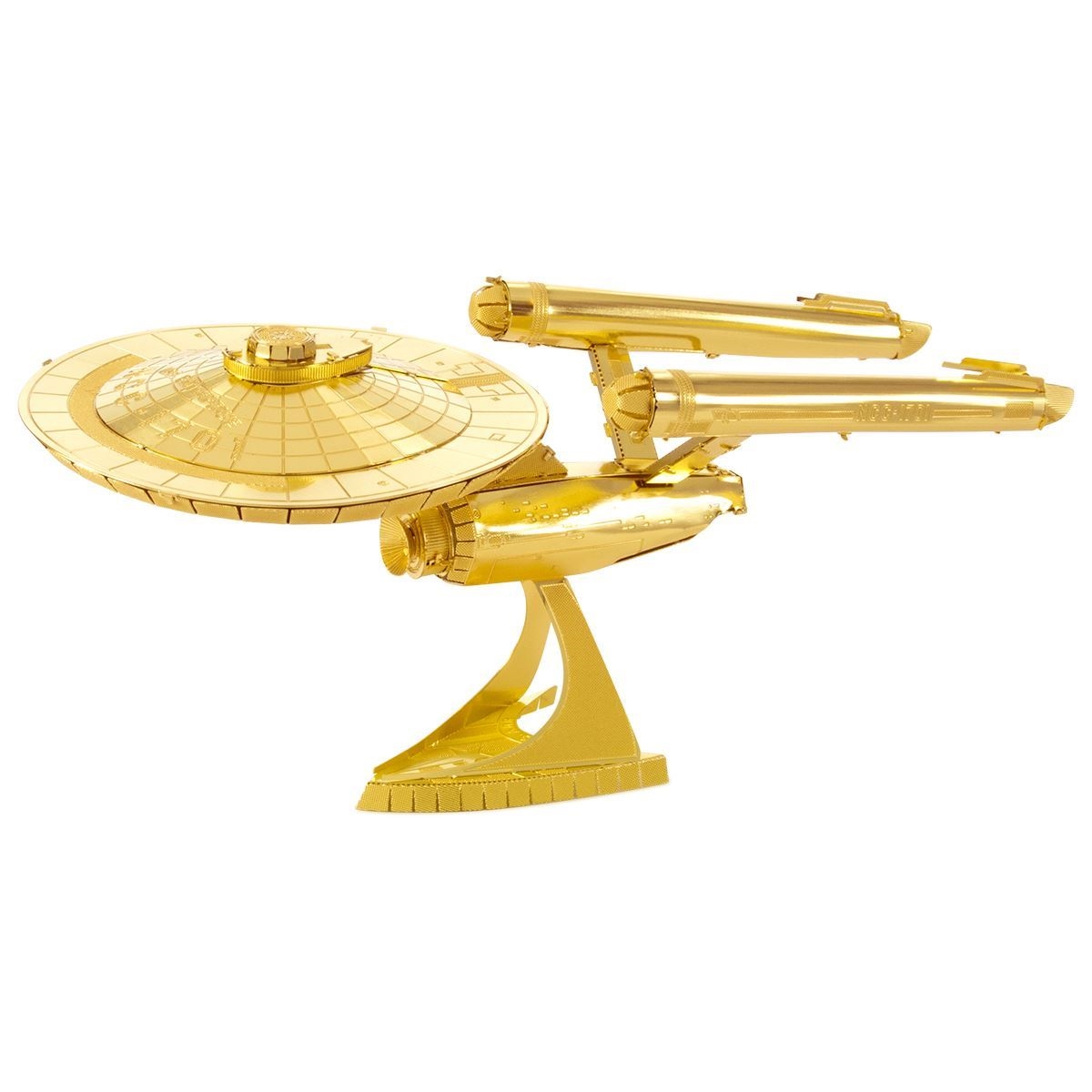 Metal Earth Gold USS Enterprise NCC - 1701 | 3D Metal Model Kits