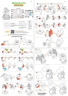 Metal Earth Legends - Yosemite Sam | 3D Metal Model Kits