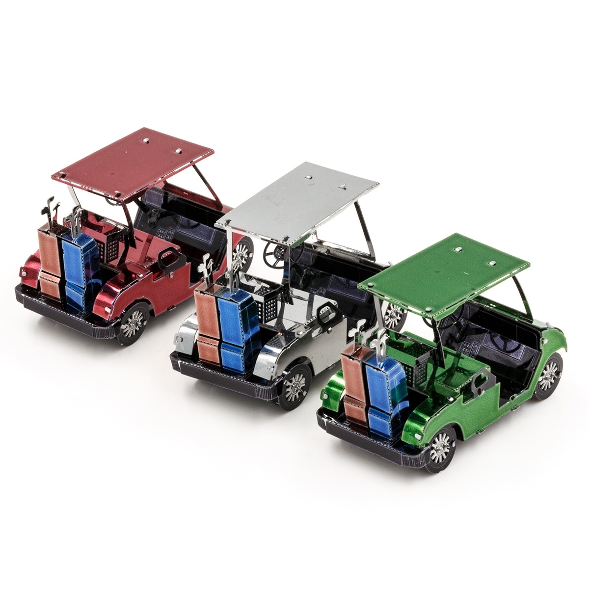 Metal Earth Vehicles - Golf Cart Set | 3D Metal Model Kits