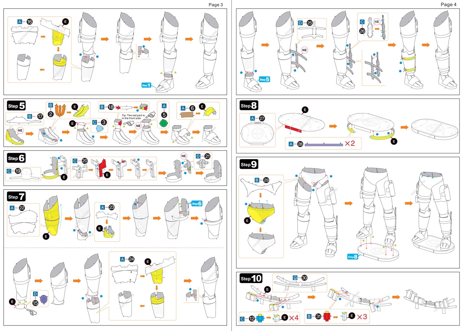 Deadpool Marvel Metal Earth | 3D Metal Model Kits