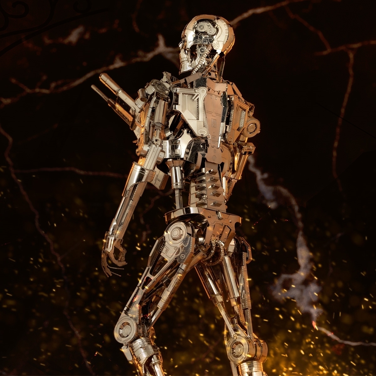 Terminator T-800 Endoskeleton Metal Earth Premium Series | 3D Metal ...