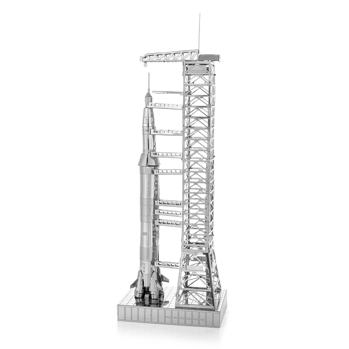 Apollo Saturn V with Gantry Metal Earth | 3D Metal Model Kits