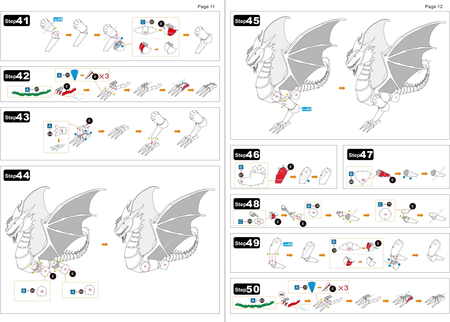 Metal Earth Premium Series Blue Dragon | 3D Metal Model Kits