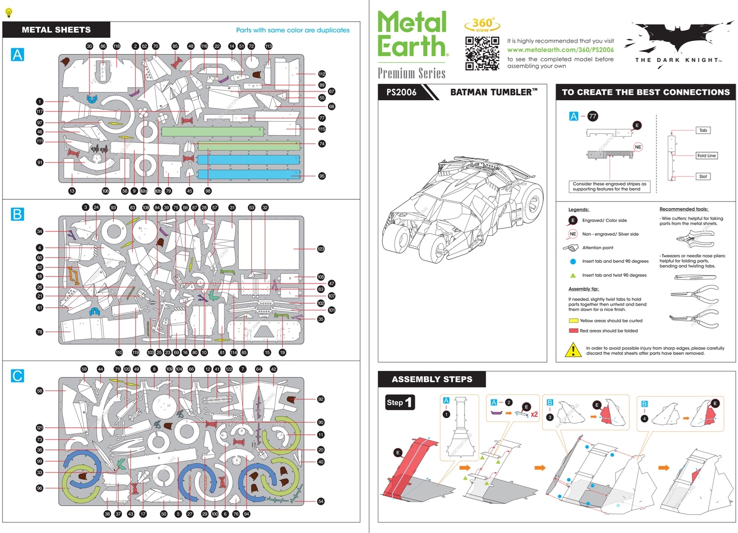 Metal Earth 1908 Ford Model T ( Dark Green ) | 3D Metal Model Kits